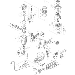 Makita GF600 - Cordless Brad Nailer - Power Tool Diagram | GHS