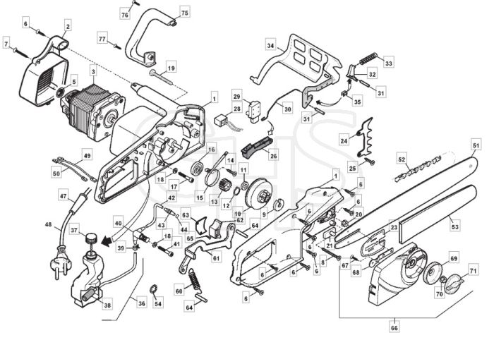 ME 2016 Q - 2010 - 293016103/MO8 - Mountfield Main Assembly Diagram | GHS
