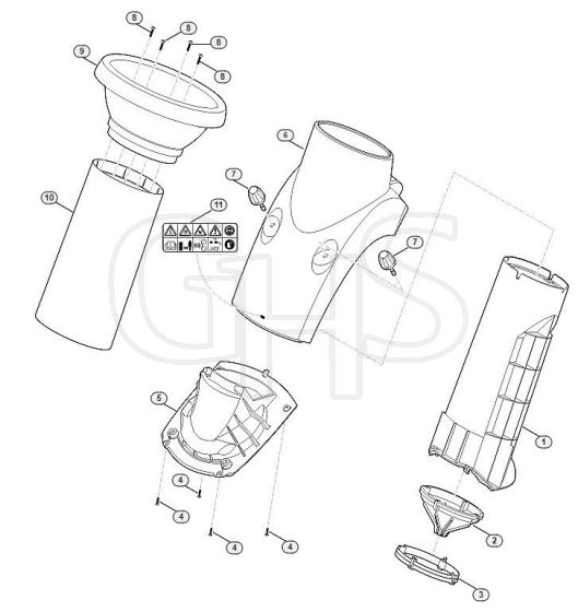 Genuine Stihl GHE250.0 / A - Funnel | GHS
