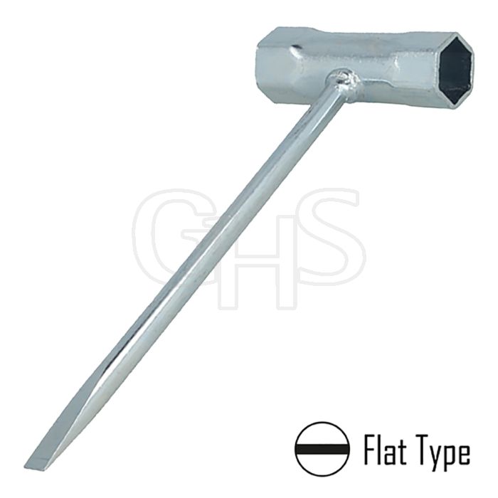 Spark Plug Spanner 17mm x 19mm (Screwdriver End) | Garden Hire Spares