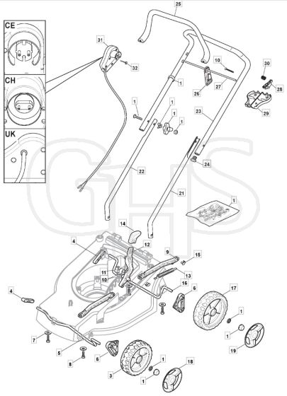 PRINCESS 34 - 2011-2013 - 294360663/M12 - Mountfield Rotary Mower ...