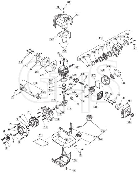 MT 26 J - 2021-2022 - 287110103/M20 - Mountfield Trimmer Engine Diagram ...