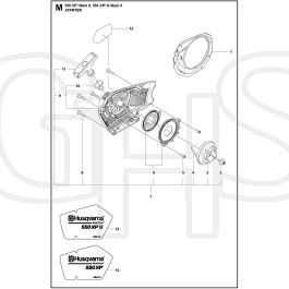 Husqvarna 550 XP G Mark II - 967690915 - Starter | GHS