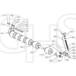 Masport 660 - 019031 - Dec 2007 7091922 - Front Roller Assembly | GHS