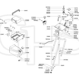 AL-KO T16-92.7 HD Edition - 127411 - Battery - Fuel Tank | GHS
