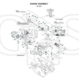 Husqvarna Bze7234 D - Engine | GHS