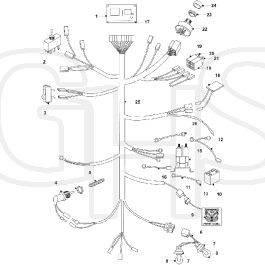 Countax C500 - From 01-01-1996 To 01-01-2003 - 15 Main Wiring Loom | GHS