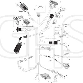 Countax C500 - From 01-01-2004 To 01-01-2009 - 10 Wiring Loom | GHS