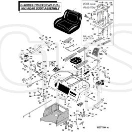 Countax C500 - From 01-01-2008 To 31-12-2008 - 04A Rear Body | GHS
