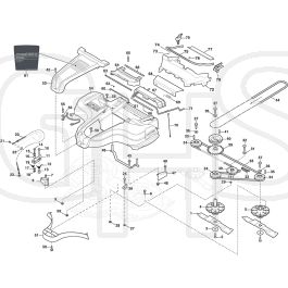 COMBI 100 Q PLUS - 2022-2024 - 2D6210028/ST2 - Stiga Front Mower ...