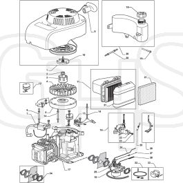 COMBI 48 S - 2011-2013 - 295486044/S11 - Stiga Rotary Mower Engine ST ...