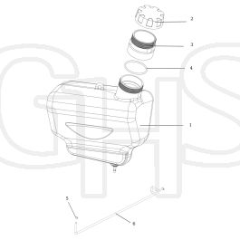 EF 92/24 KH (K2400AVD TWIN) - 2017 - Efco Ride On Mower Tank Diagram | GHS