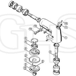Genuine Stihl FS150 / F - Gear head | GHS