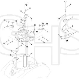 Viking GE 420 - Blade Set (Shredding) - Parts Diagram | GHS