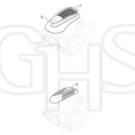 HP414 - 2020 - 297411043/M20 - Mountfield Rotary Mower Engine Cover ...