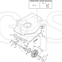 LINER 18SE - 2012-2014 - 299489527/AT2 - Atco Rotary Mower Deck Diagram ...
