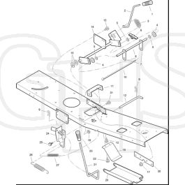 Hayter Heritage M10-30H - 134E (290000001 - 290999999) - Mower Housing ...