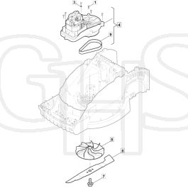 PRINCESS 38 - 2021-2022 - 294380063/M21 - Mountfield Rotary Mower Blade ...