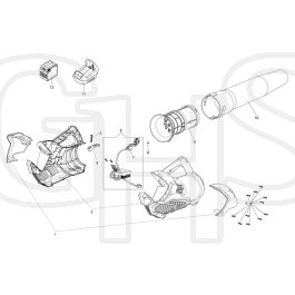 SAI 60 - - Efco Blower Complete illustrated parts list Diagram | GHS
