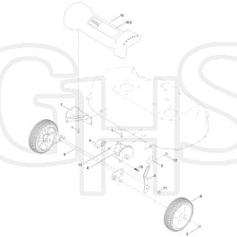 Toro TimeMaster TM76K 76cm - 21811 (409032220 - 410999999) Front Wheel ...
