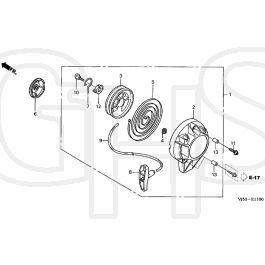 Honda UMK425E-LE - Recoil Starter Diagram | GHS