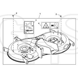 John Deere X155R - PC10452 - Mower Deck - ST247300 | GHS