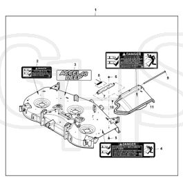 John Deere X350 - PC12707 - Mower Deck - ST842490 | GHS