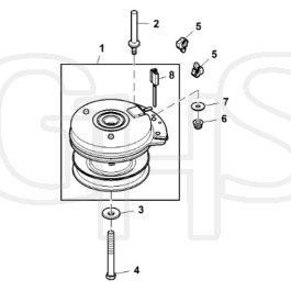 John Deere X350 - PC12707 - Pto Clutch - ST842614 | GHS