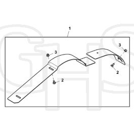 John Deere X350 - PC12707 - Deflector Kit - ST863755 | GHS