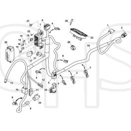 John Deere X350 - PC12707 - Chassis Wiring ( - 110000) - ST904271 | GHS