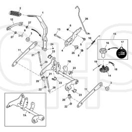 John Deere X350 - PC12707 - Lift System - ST931690 | GHS