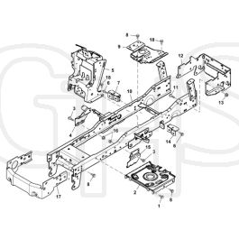 John Deere X534 - PC9526 - Frame - ST918631 | GHS