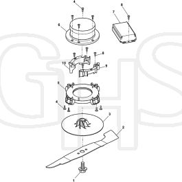 XP 40 Li - 2016-2020 - 294385063/C16 - Castel Garden Rotary Mower Blade ...
