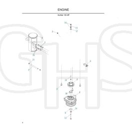 Husqvarna Z16 - Engine | GHS