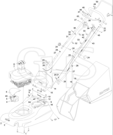 Hayter Harrier 48 AD VS - 491H (313000001 - 313999999) - Upper ...
