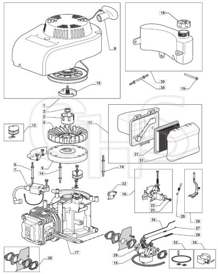 MANOR 500 RG - 2008-2010 - 215010043/MO8 - Mountfield Tiller WBE0701 ...