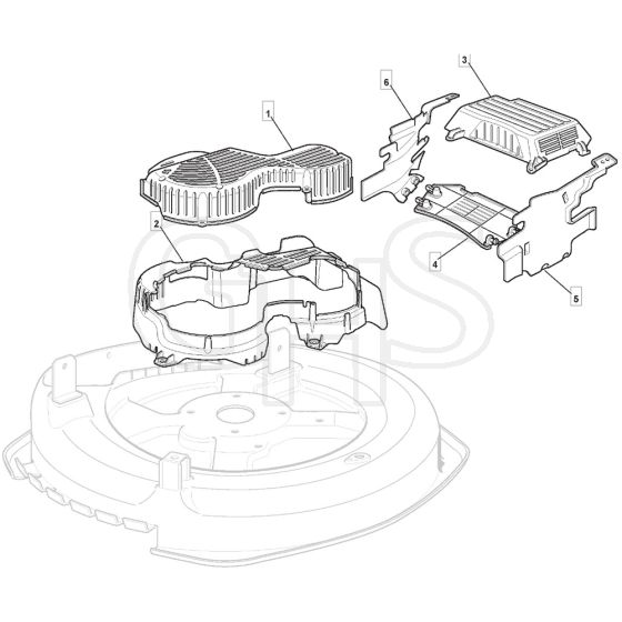 1328H - 2018-2021 - 2T0210483/M18 - Mountfield Ride On Mower Belt ...