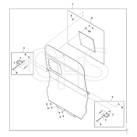 John Deere 1570 - PC12158 - Hydraulic Shielding - ST792235 | GHS