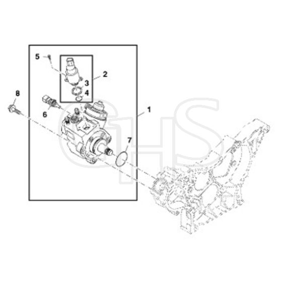 John Deere 1575 - PC12159 - Fuel Injection - ST776574 | GHS