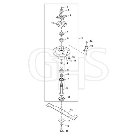 John Deere 1580 - PC12160 - Blade (070001 - ) - ST1027032 | GHS