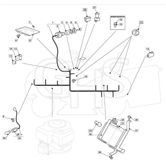 1636H - 2007 - 299964683/M7P - Mountfield Ride On Mower Electrics ...