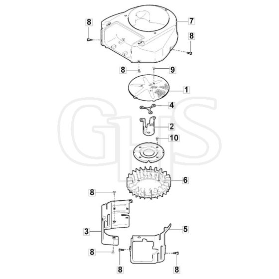 1638H Twin - 2019 - 2T2610683/M19 - Mountfield Ride On Mower Cooling ...