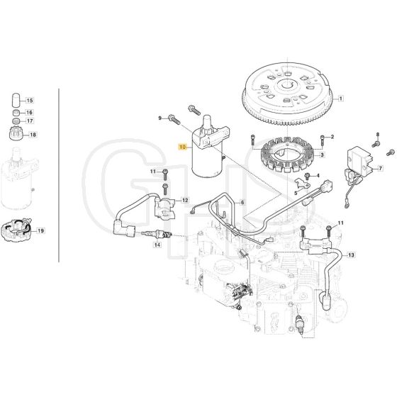 1638H Twin - 2021 - 2T2630483/M21 - Mountfield Ride On Mower Ignition ...