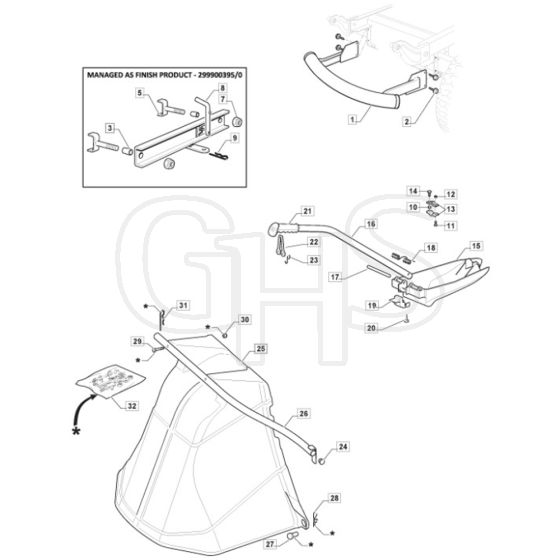 1638H Twin - 2021 - 2T2630483/M21 - Mountfield Ride On Mower Options ...