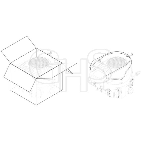 1638H Twin - 2022-2023 - 2T2630483/M22 - Mountfield Ride On Mower ...