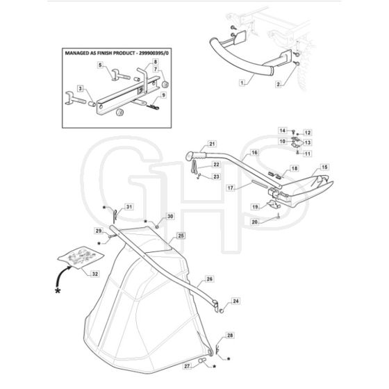 1638H Twin - 2022-2023 - 2T2630483/M22 - Mountfield Ride On Mower ...