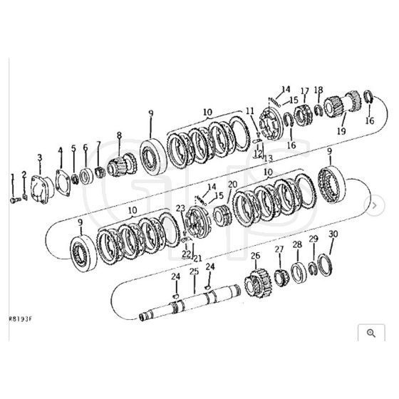 John Deere 2520 - PC1145 - Rockshaft Housing - ST201 | GHS