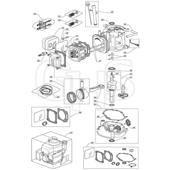 5310 PD - 2008 - 291572043/C - Mountfield Rotary Mower Engine - ST ...