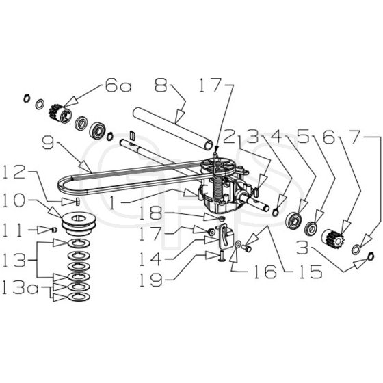 Masport 800AL - 464778 - Jan 2016 > 8002517 - Gearbox | GHS