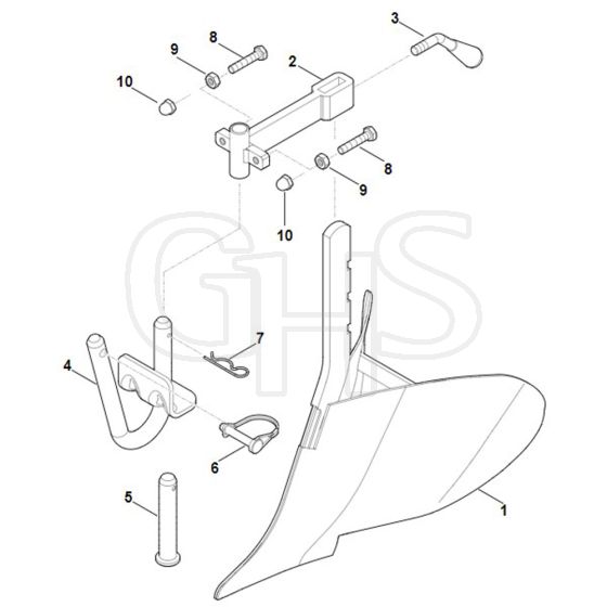 Viking AHK 702 - Ridger - Parts Diagram | GHS